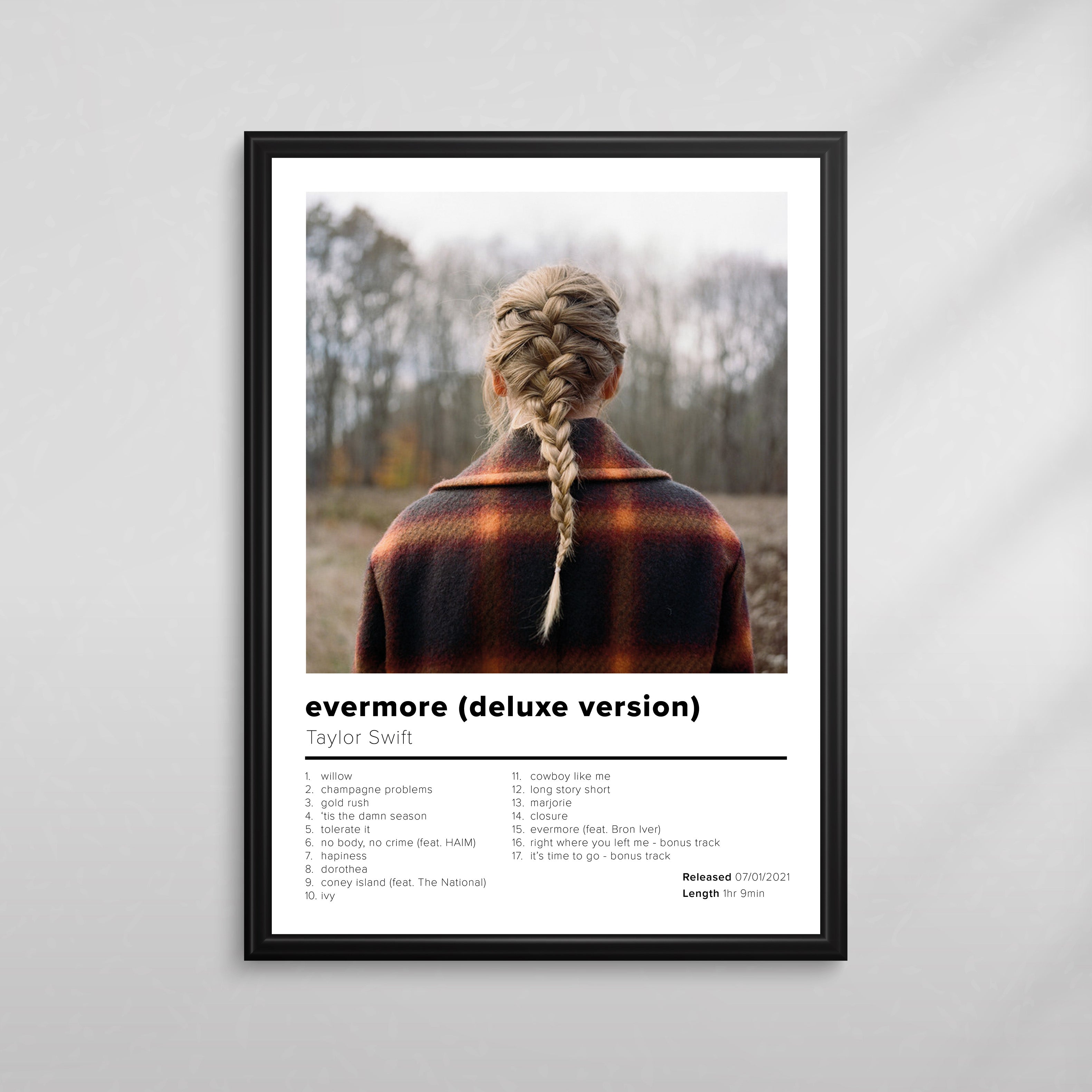 evermore (deluxe version) – SoundPosters